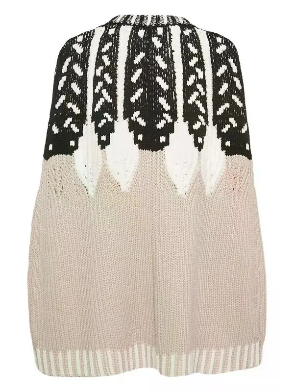 PETER PILOTTO Wool-blend Cable Knit Poncho