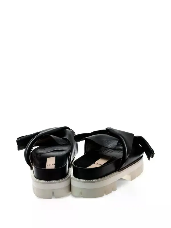 N°21 Leather Platform Slides