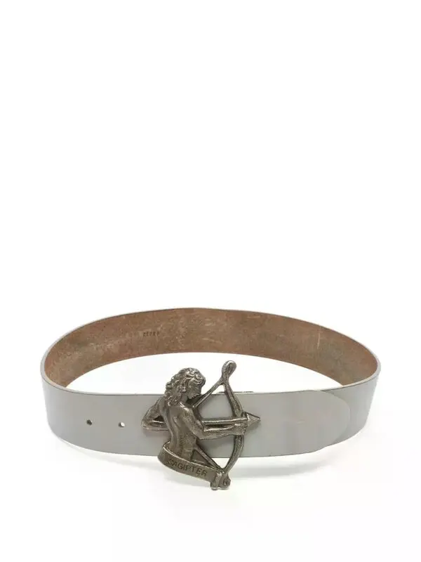 Dolce & Gabbana Metallic-buckle Belt - Grey