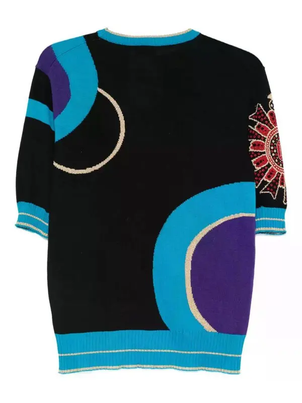 Versace Geometric-floral T-shirt