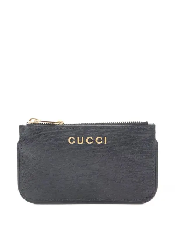 Gucci 2020s Script Coin Purse - Black