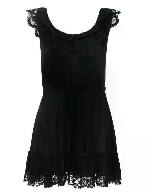 Dolce & Gabbana Lace-trim Mini Dress
