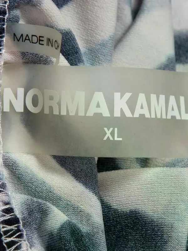 Norma Kamali Zebra-motif Swimsuit - Blue