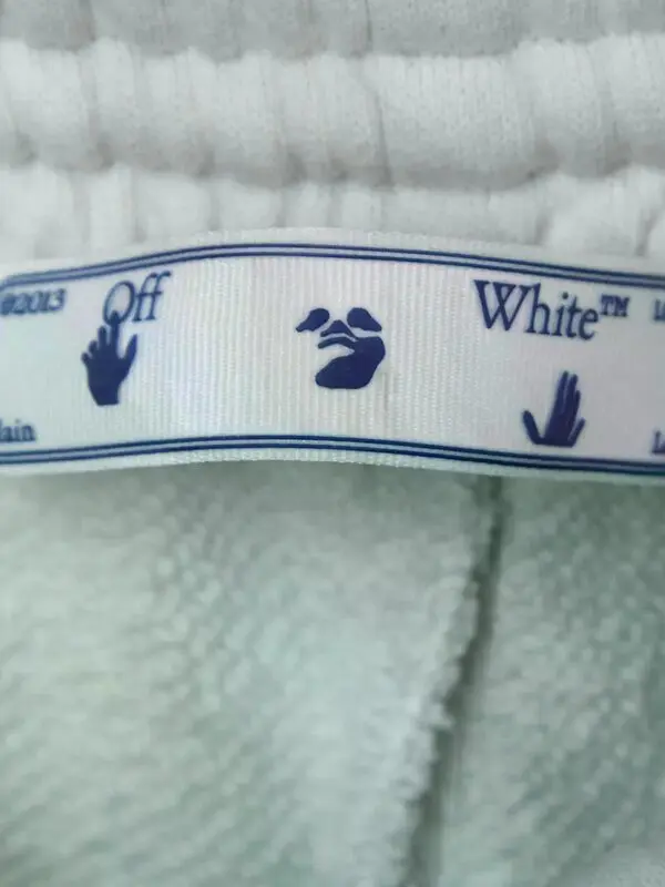 Off-White Cotton Track Pants