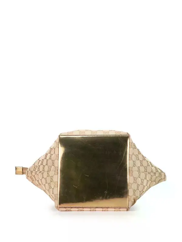 Gucci Gg Canvas Web Handbag - Brown