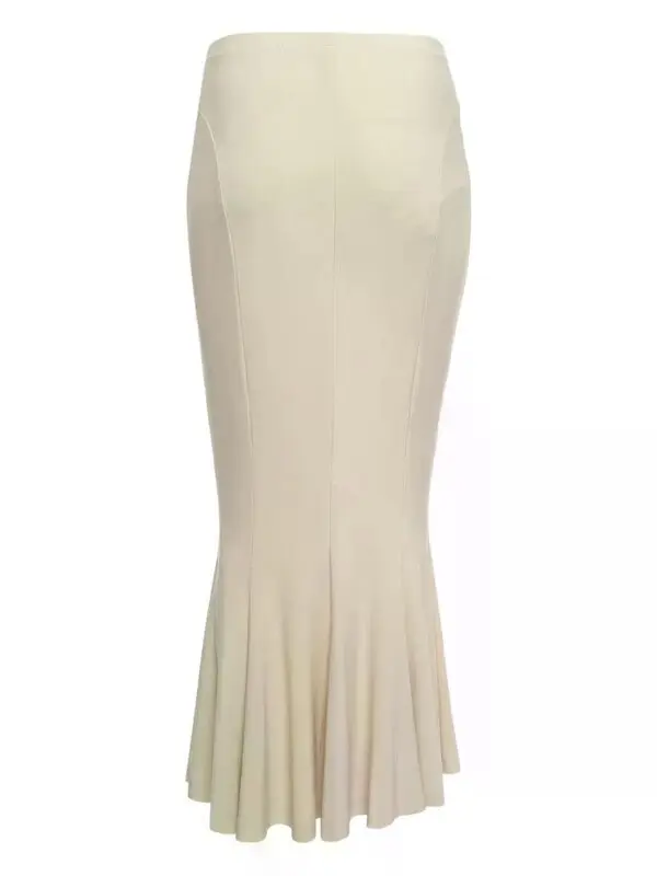 Norma Kamali Mermaid Hem Midi Skirt