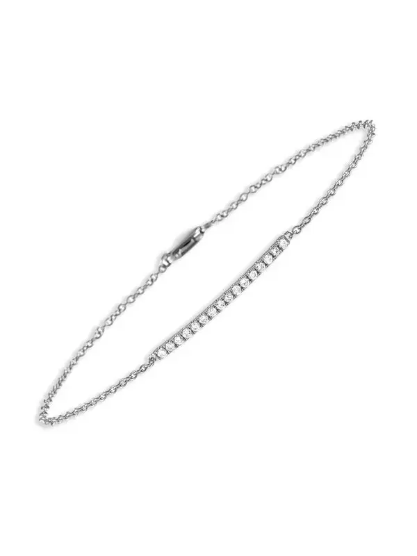 LB EXCLUSIVE 14k White Gold Diamond Bracelet - Silver