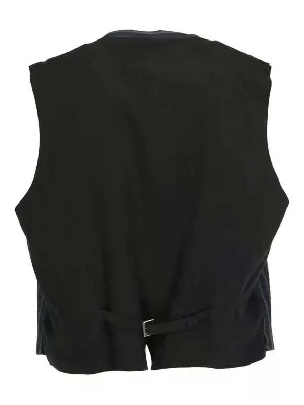 ROMEO GIGLI 1990s Striped Single-breasted Waistcoat