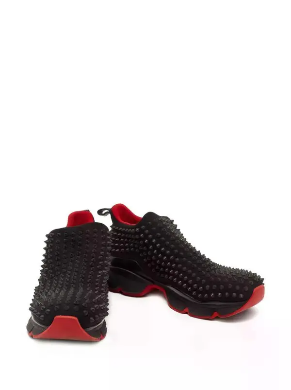 CHRISTIAN LOUBOUTIN Spike Sock Sneakers - Black