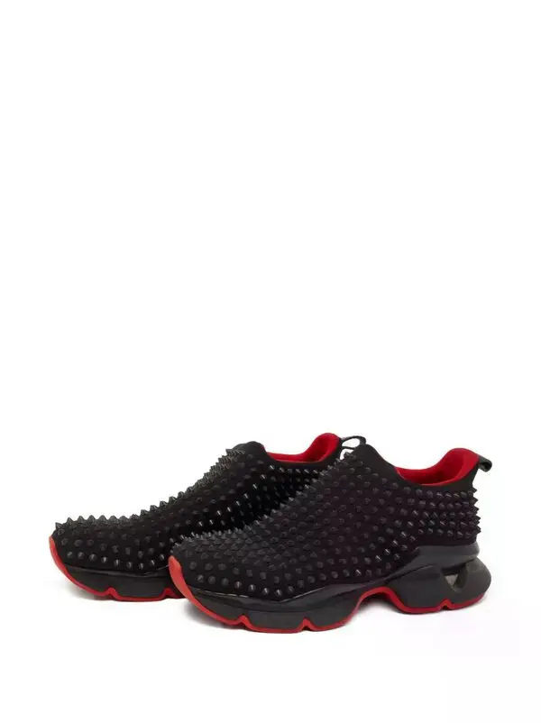CHRISTIAN LOUBOUTIN Spike Sock Sneakers - Black
