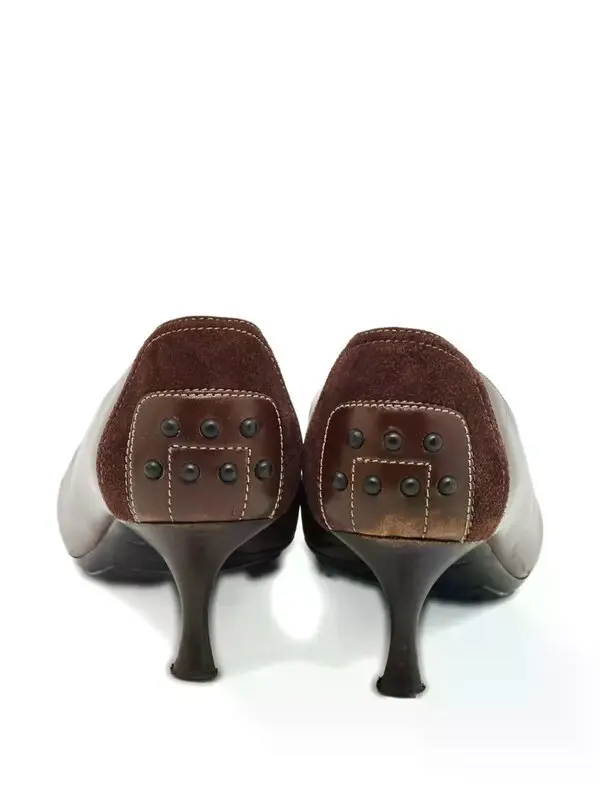 TOD'S 55mm Leather Heeled Pumps - Brown