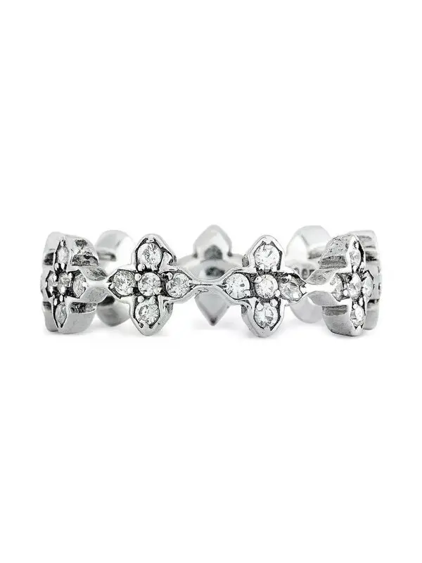 KING BABY STUDIO Sterling Mb Cross Ring