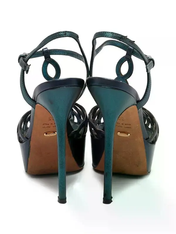 SERGIO ROSSI 130mm Platform T-strap Sandals