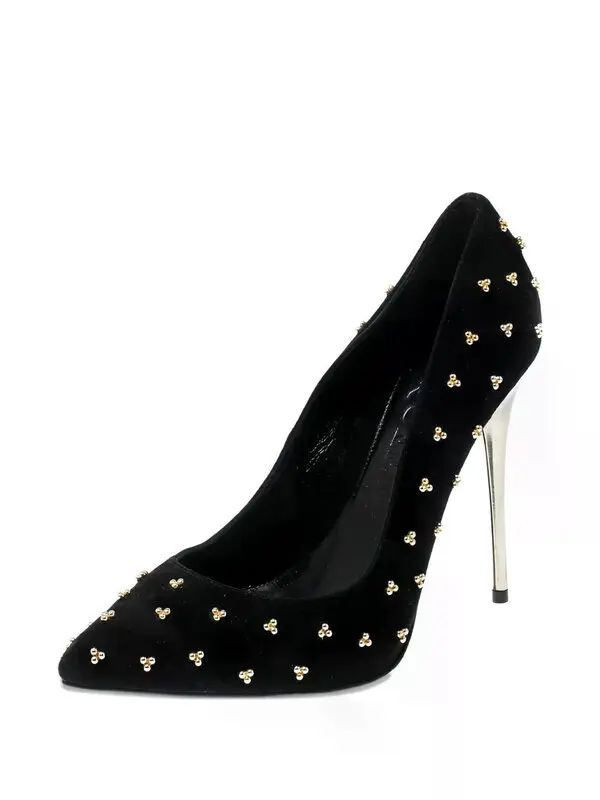 Alexander McQueen 120mm Studded Pumps - Black