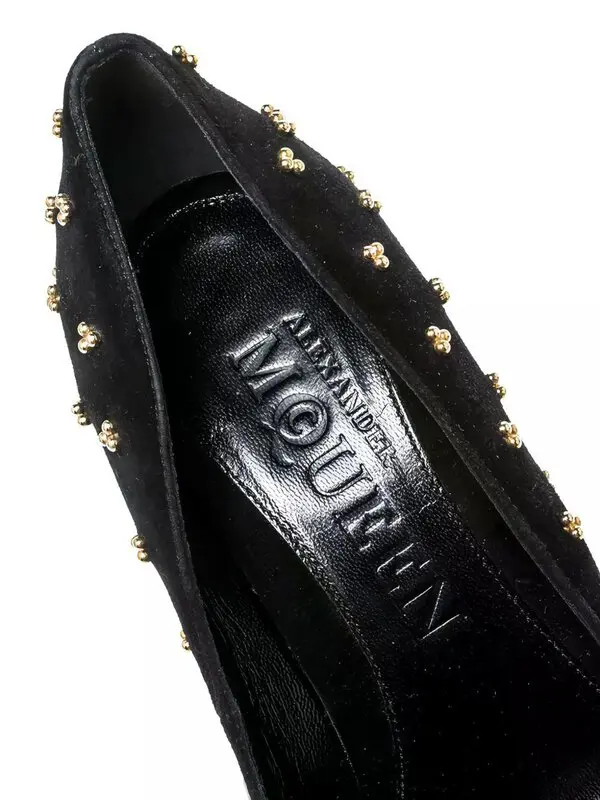Alexander McQueen 120mm Studded Pumps - Black