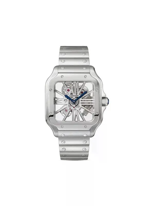 CARTIER Santos Skeleton 39mm - Silver