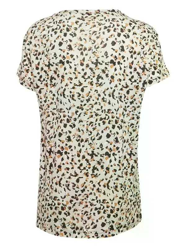 Zadig&Voltaire Leopard-print Linen T-shirt