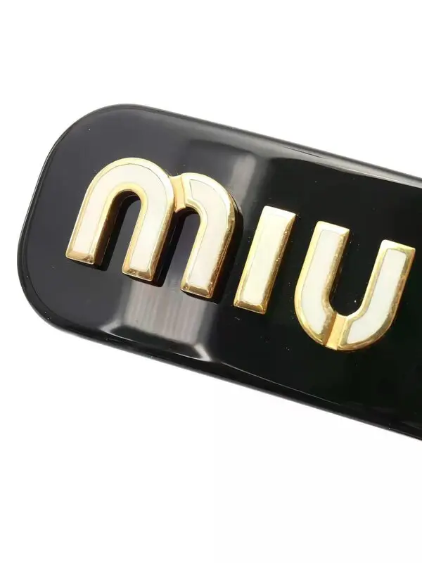 Miu Miu Logo-lettering Hair Clip