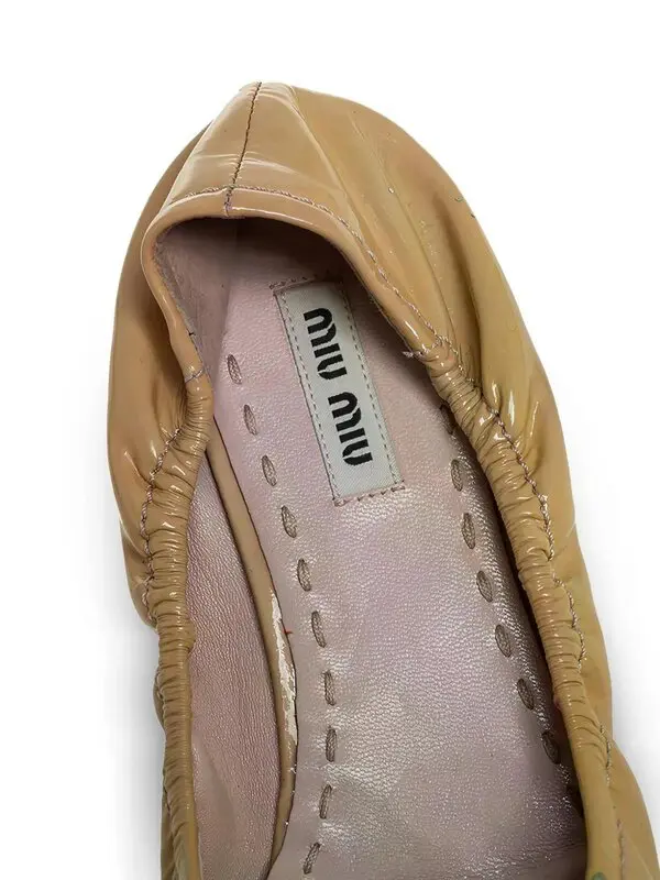 Miu Miu Bow-embellished Ballet Flats