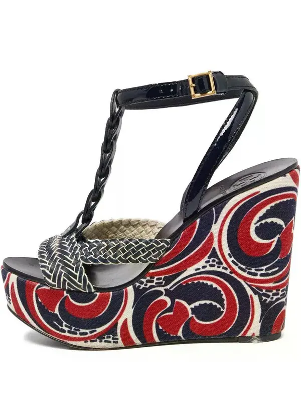 Tory Burch Braided-strap Wedge Sandals