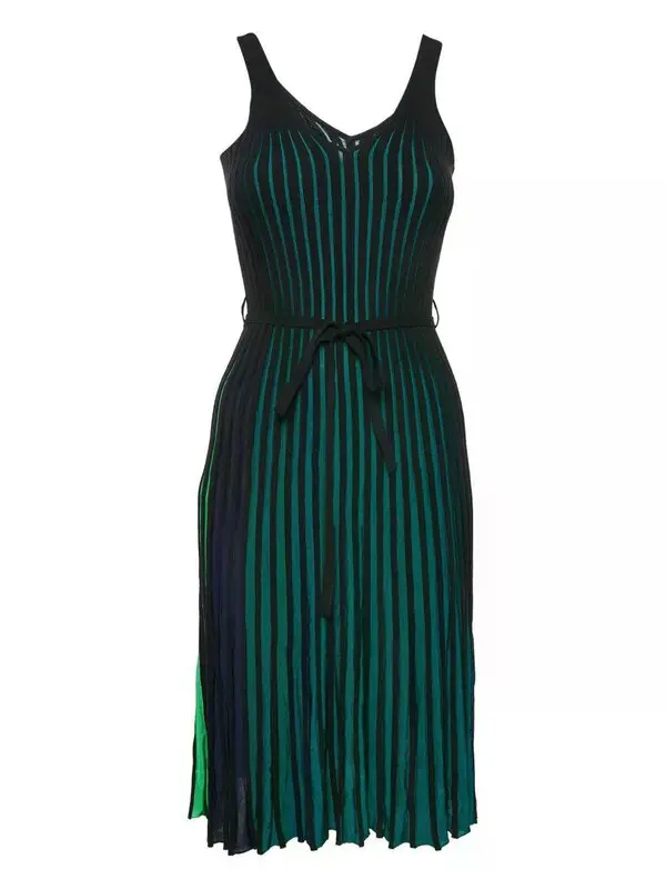 Kenzo Ribbed Pleated Dress