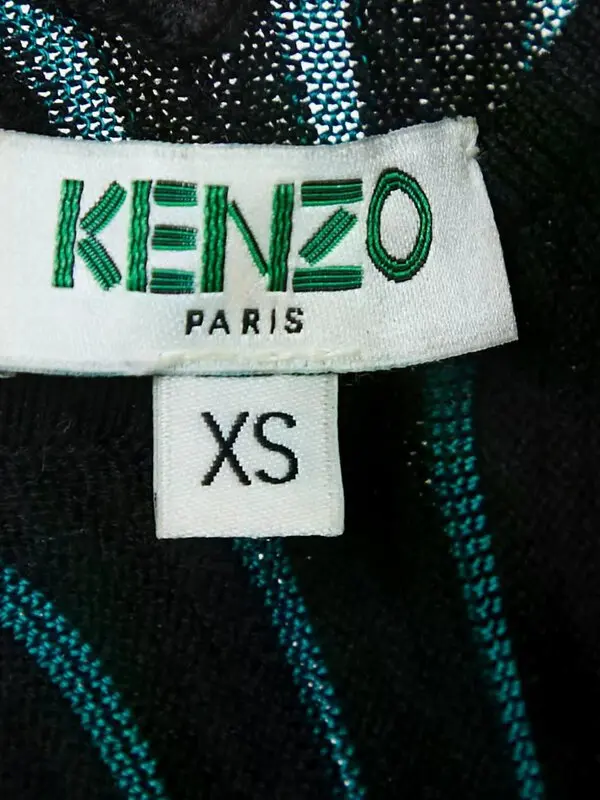 Kenzo Ribbed Pleated Dress