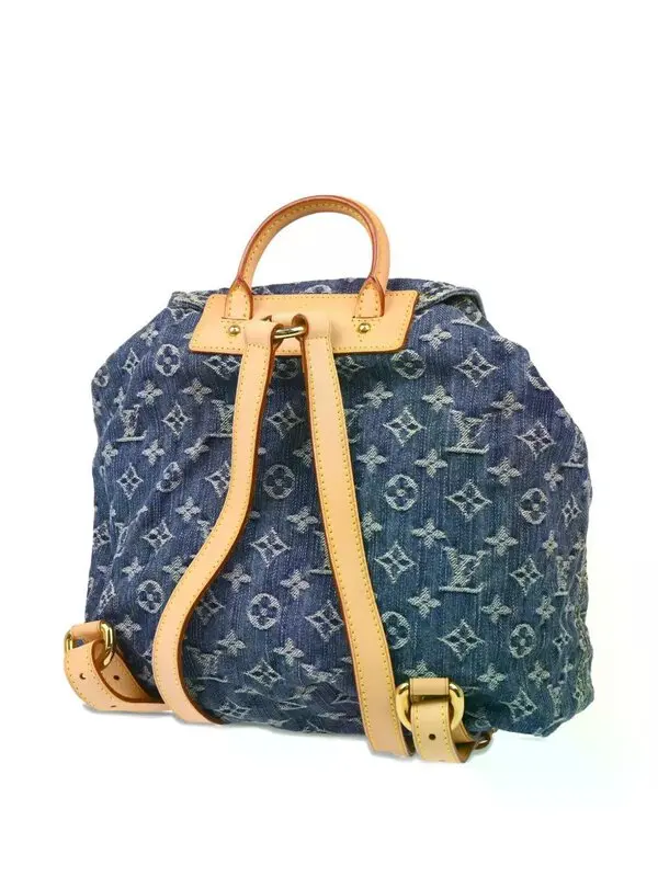 LOUIS VUITTON 2006 Monogram Denim Backpack