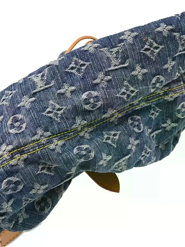 LOUIS VUITTON 2006 Monogram Denim Backpack