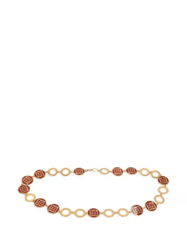 MILA SCHON Logo-embellished Chain Belt - Gold