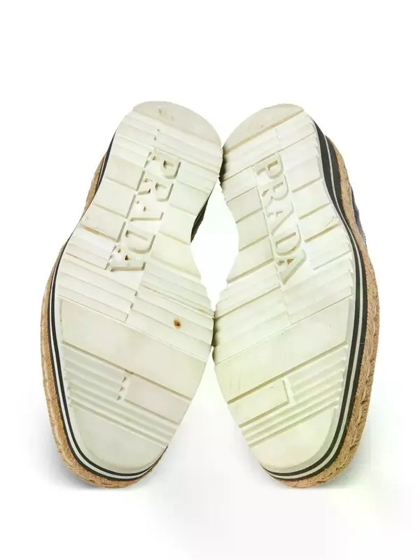 Prada Brogue Platform Shoes
