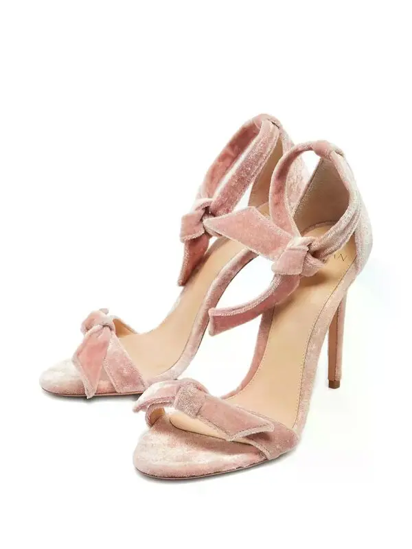 ALEXANDRE BIRMAN 105mm Velvet Heeled Sandals