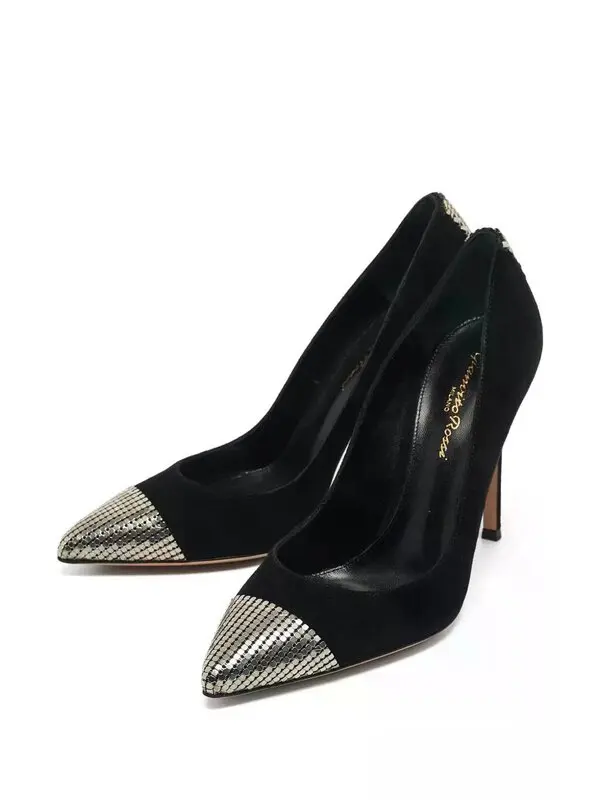 GIANVITO ROSSI Crystal-embellished Pointed-toe Pumps