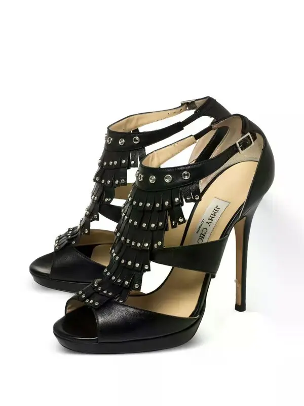 JIMMY CHOO 130mm Fringed Pumps