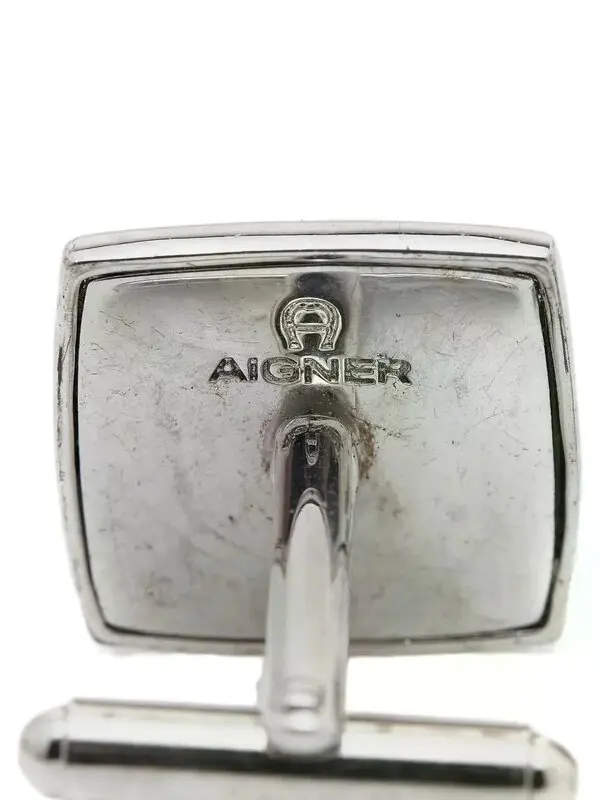 AIGNER Logo-embellished Cufflinks