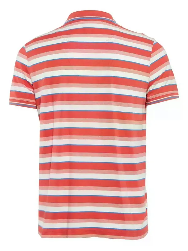 BOSS Pre-owned Striped Cotton Polo Shirt
