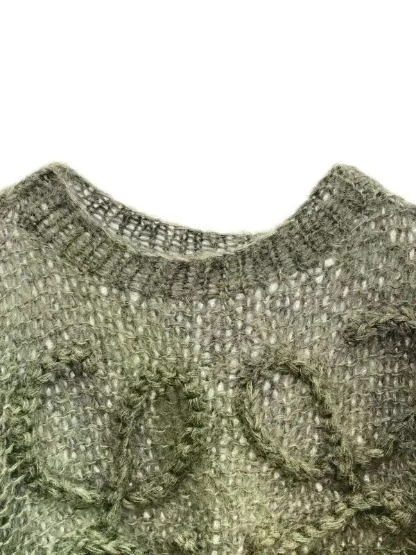 Loewe 2010s Anagram Sweater - Green