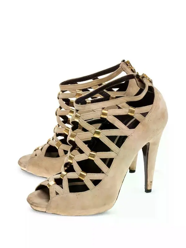 Roberto Cavalli 105mm Suede Ankle Boots
