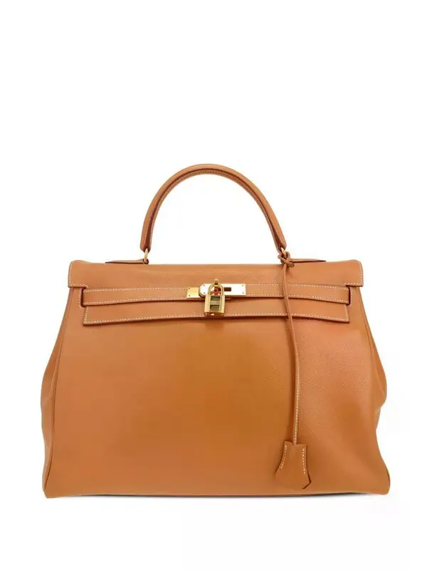 Hermès 1995 Kelly 35 Handbag - Brown