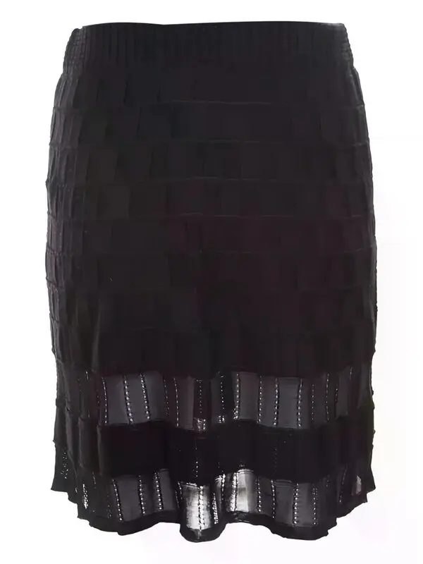Missoni Textured Sheer-insert Mini Skirt