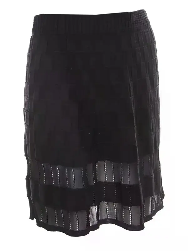 Missoni Textured Sheer-insert Mini Skirt