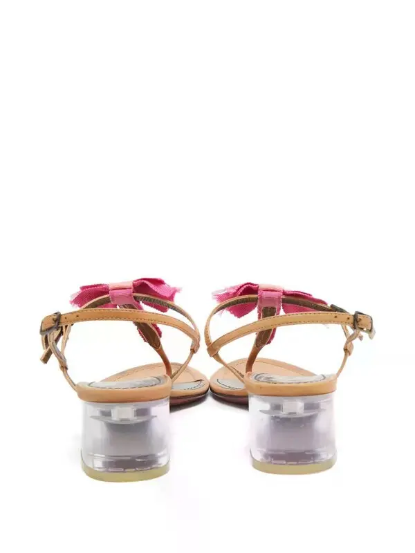 LANVIN 40mm Ruffled Thong Sandals