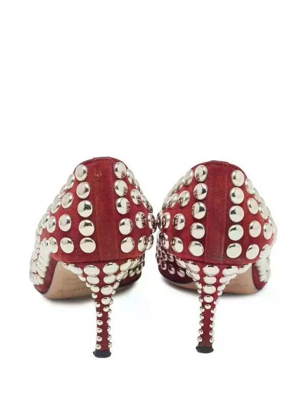 SERGIO ROSSI 110mm Stud-embellished Pointed-toe Pumps