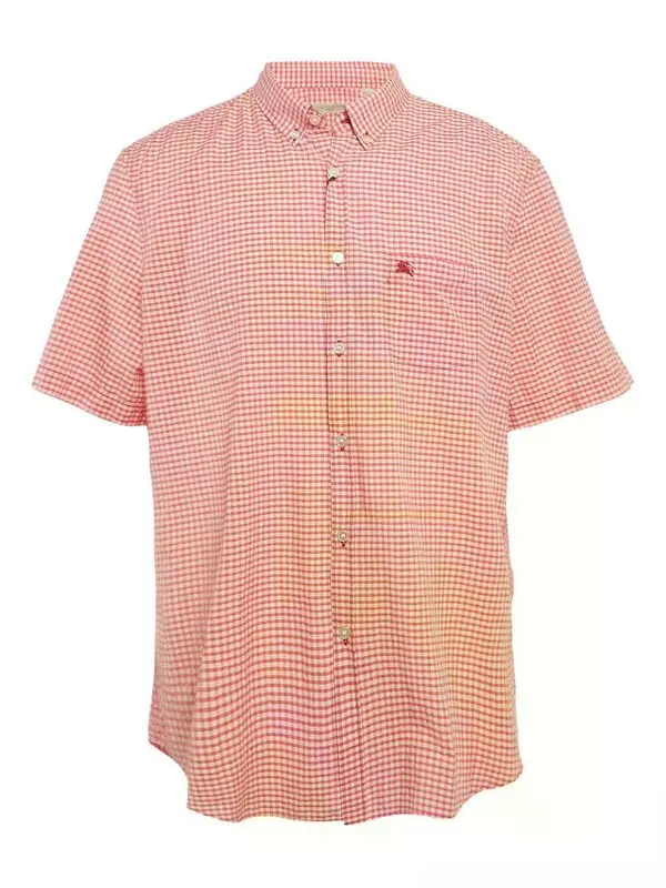 Burberry Gingham-check Cotton Shirt