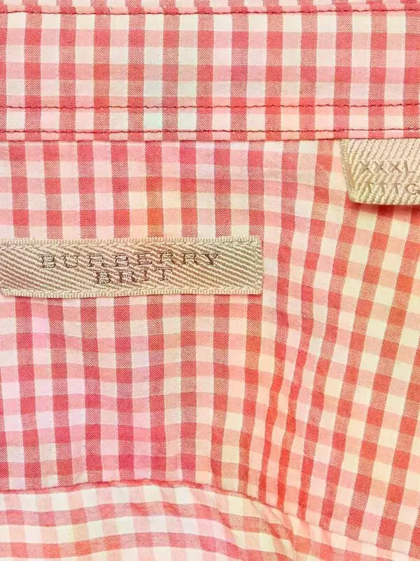 Burberry Gingham-check Cotton Shirt