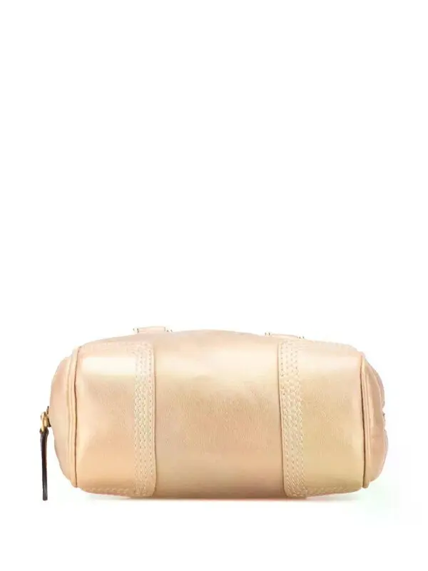 Loewe Amazona Metallic Leather Satchel