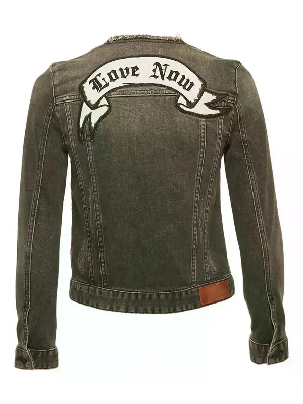 Zadig&Voltaire Frayed-collar Denim Jacket