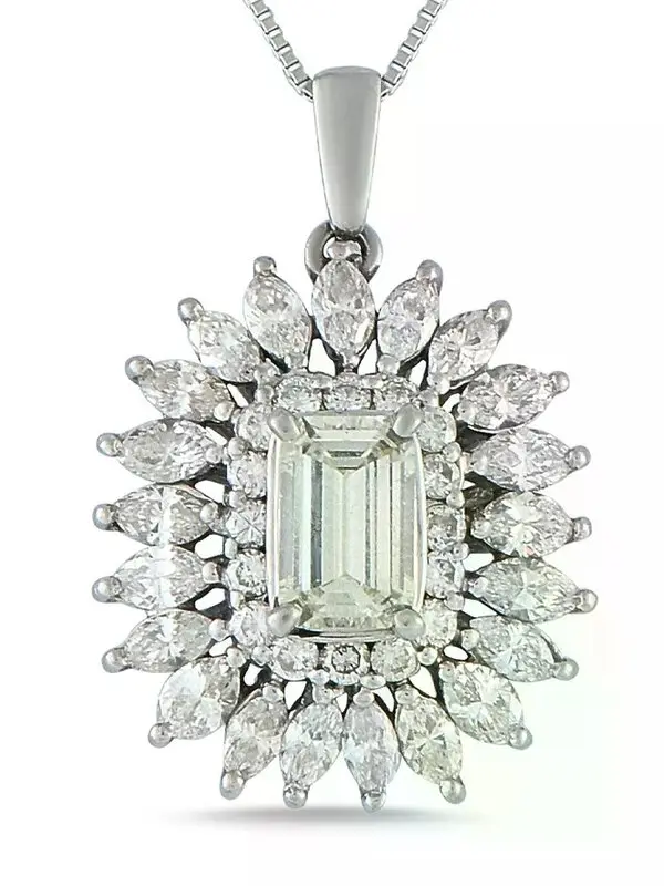 LB EXCLUSIVE Platinum Diamond Necklace