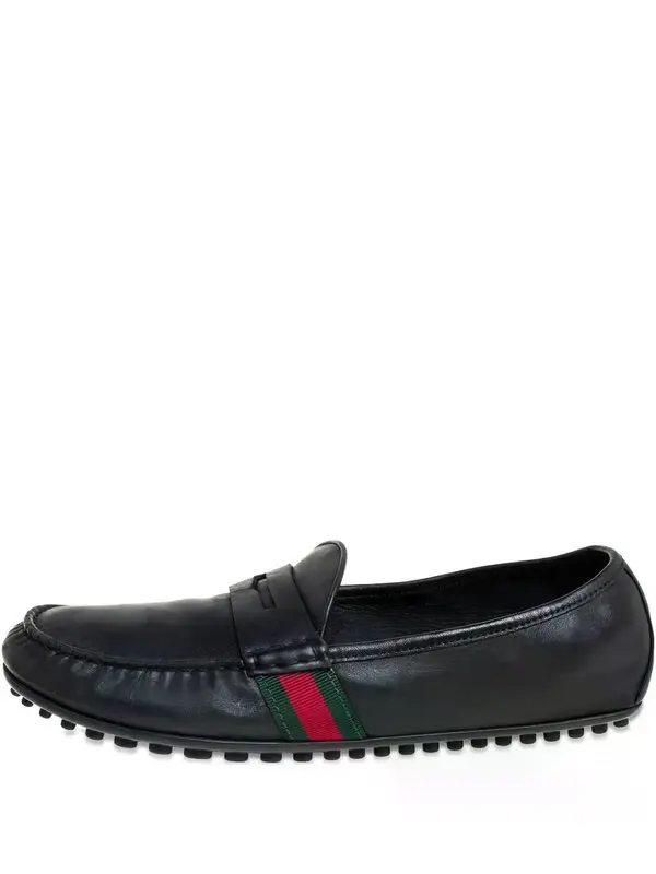 Gucci Web-trimmed Loafers