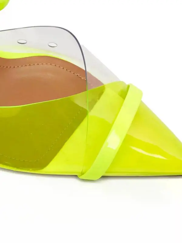 MALONE SOULIERS 100mm Transparent-panel Pointed Mules