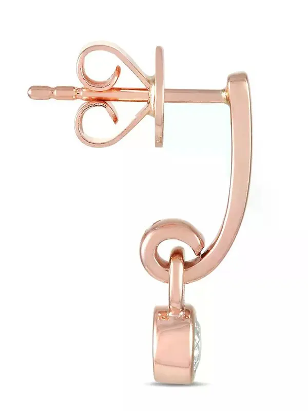 LB EXCLUSIVE 14k Rose Gold Diamond Earrings